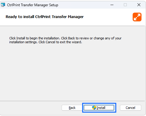 How to Install Transfer Manager for Windows